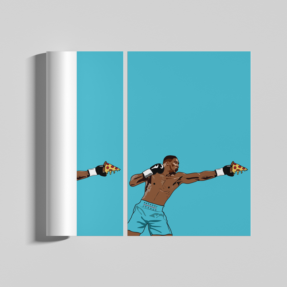 Anthony Joshua Poster | Sustainable Poster Prints – MES Posters - Mise ...