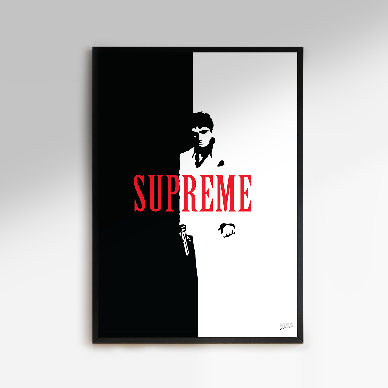 Supreme Scarface Poster | Sustainable Poster Prints